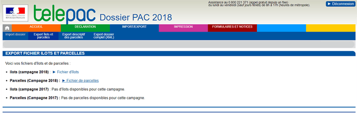 Comment télécharger mes parcelles depuis Télépac